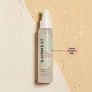 Honest Beauty Cooling Calm + Go Face Mist for Sensitive Skin | Pro-Vitamin B5 + Calming Phyto-Blend | EWG Verified, Vegan + Cruelty Free | 3.3 fl oz