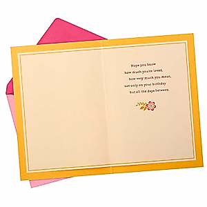 Hallmark Birthday Card for Mom (Flowers)