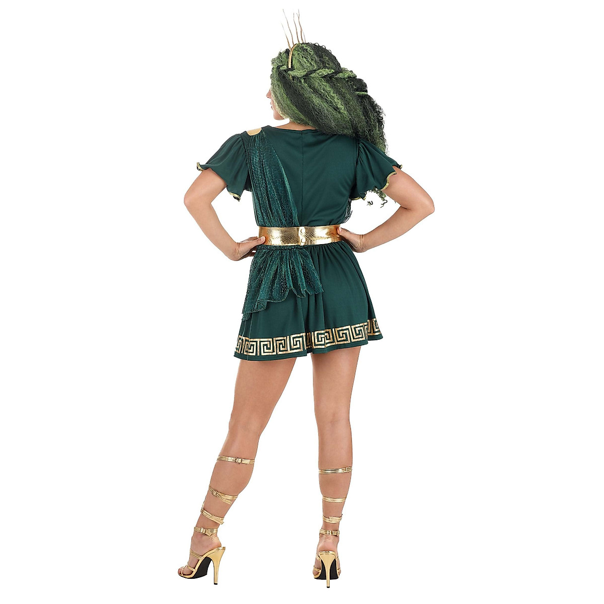 Fun Costumes Women's Stunning Medusa Costume Dress Large Green