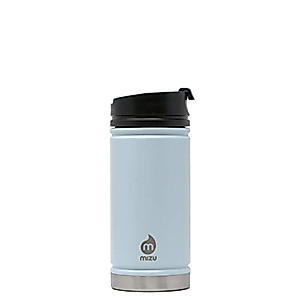 Mizu V5-15 oz. Stainless Steel Vacuum Insulated Wide Mouth Bottle with Coffee Lid, Ice Blue, One Size