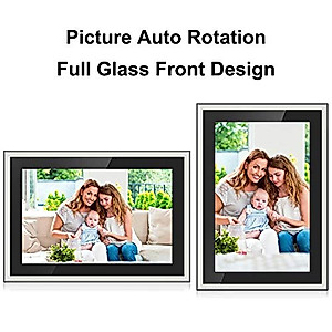 Feelcare Digital WiFi Picture Frame 10 inch, Send Photos or Videos from Anywhere, 5GHZ WiFi,16GB Storage,1920x1200 IPS FHD Display,Touchscreen for Easy Navigation