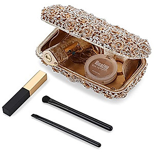 MOSSMON Crystal Clutch Women Luxury Rhinestone Evening Bag