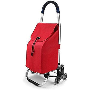 Shopping Trolley on Wheels Multi Function Shopping Cart Folding Rolling Bag with 3 Wheels for Climb Stair Grocery Laundry Utility Storage Hand Trucks,
