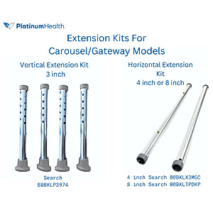 Carousel Sliding Shower Chair Tub Transfer Bench with Swivel Seat, Premium Padded Bath, with Pivoting Arms, Adjustable Space Saving Design for Tubs, Inside Shower, for Handicap & Seniors, Blue