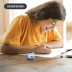 AUDRWALL Cute Kitchen Timer Mechanical Timer for Kids, 60 Minutes Manual Cooking Timer Wind Up Countdown Timer Cute Timer for Cooking Reading Sports Study Time Management and Desktop Decor (Cat)