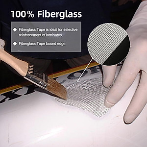 NEZUIBAN Fiberglass Cloth Tape, 6 oz, 2 inch Wide by 50 yd, Woven Fiberglass Fabrics Tape