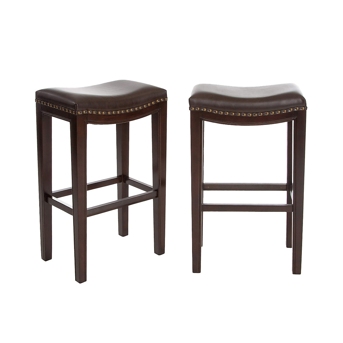 Christopher Knight Home Avondale Backless Bar Stools, 2-Pcs Set, Brown