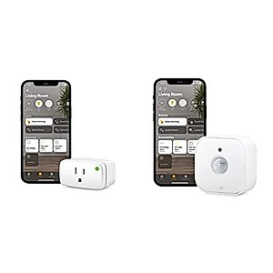 Eve Energy - Apple HomeKit Smart Home, Smart Plug & Power Meter & Motion - Smart Motion Sensor with Light Sensor, IPX3 Water Resistance, Notifications