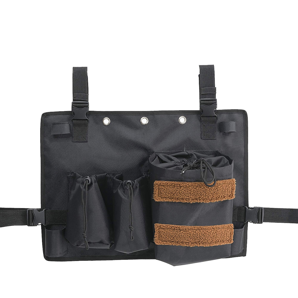 AQUOS Heavy-Duty 12.5ft for Two Series Inflatable Pontoon Boat with Stainless Steel Guard Bar and Folding Seat for Fishing, Aluminum Floor Board, Transport Canada Approved