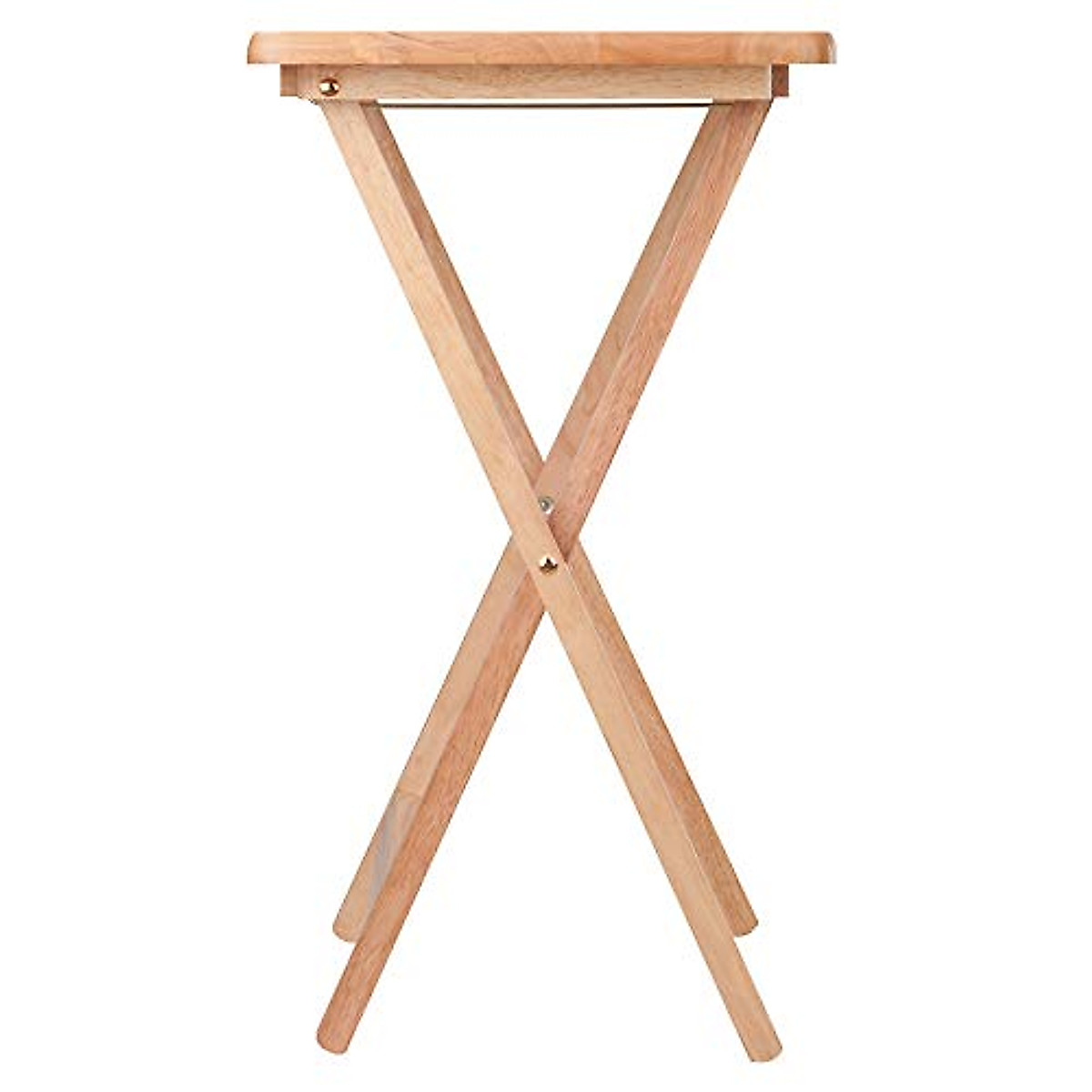 Winsome Alex 2-pc Set TV Table, Natural, 19.06 x 14.57 x 25.98"