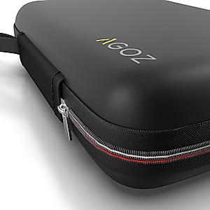 AGOZ Hard Carrying Case for Bushnell Phantom 2 Rangefinder Golf GPS, Protective Cover with Wrist Strap, Anti-Shock, Water Resistant Pouch for Golf GPS, Interior Mesh Half Pocket for Cable (Black)