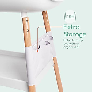 Children of Design Deluxe Diaper Changing Table - Portable Baby Changing Station & Organizer, Nursery Furnitue Tables with Storage Shelf and Changing Pad Included