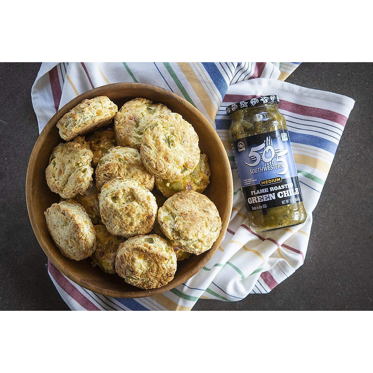 505 Southwestern Flame Roasted Green Chile, Medium (3-16oz Value Pack)