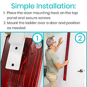 Vive Wooden Finger Ladder for Physical Therapy - Easy Shoulder Rehab Equipment for Pain Relief - Occupational Rehabilitation Exercise for Frozen Shoulder, Chronic Pain, Rotator Cuff Injury, Surgery