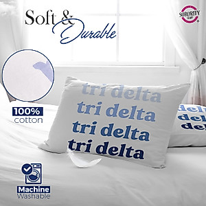 Sorority Shop Sigma Gamma Rho Pillowcase – Ombre Design, 100% Cotton Pillow Case Standard Size