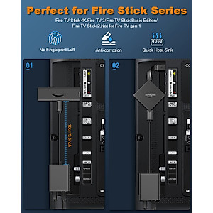 Ethernet Adapter for Fire TV Stick, Electop Micro USB to RJ45 Ethernet Network Adapter Compatible with 4K Fire Stick,Chromecast Google Home Mini and More Streaming TV Sticks(Adhesive Tape Included)