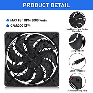 EEEkit Solar Panel Fans Kit, 10W 12V Solar Panel Powered Dual Fan with 3.28ft/1m Cable, Waterproof Solar Exhaust Ventilation Fan for Greenhouse, Chicken Coops, Shed, Dog House, Window Exhaust, RV