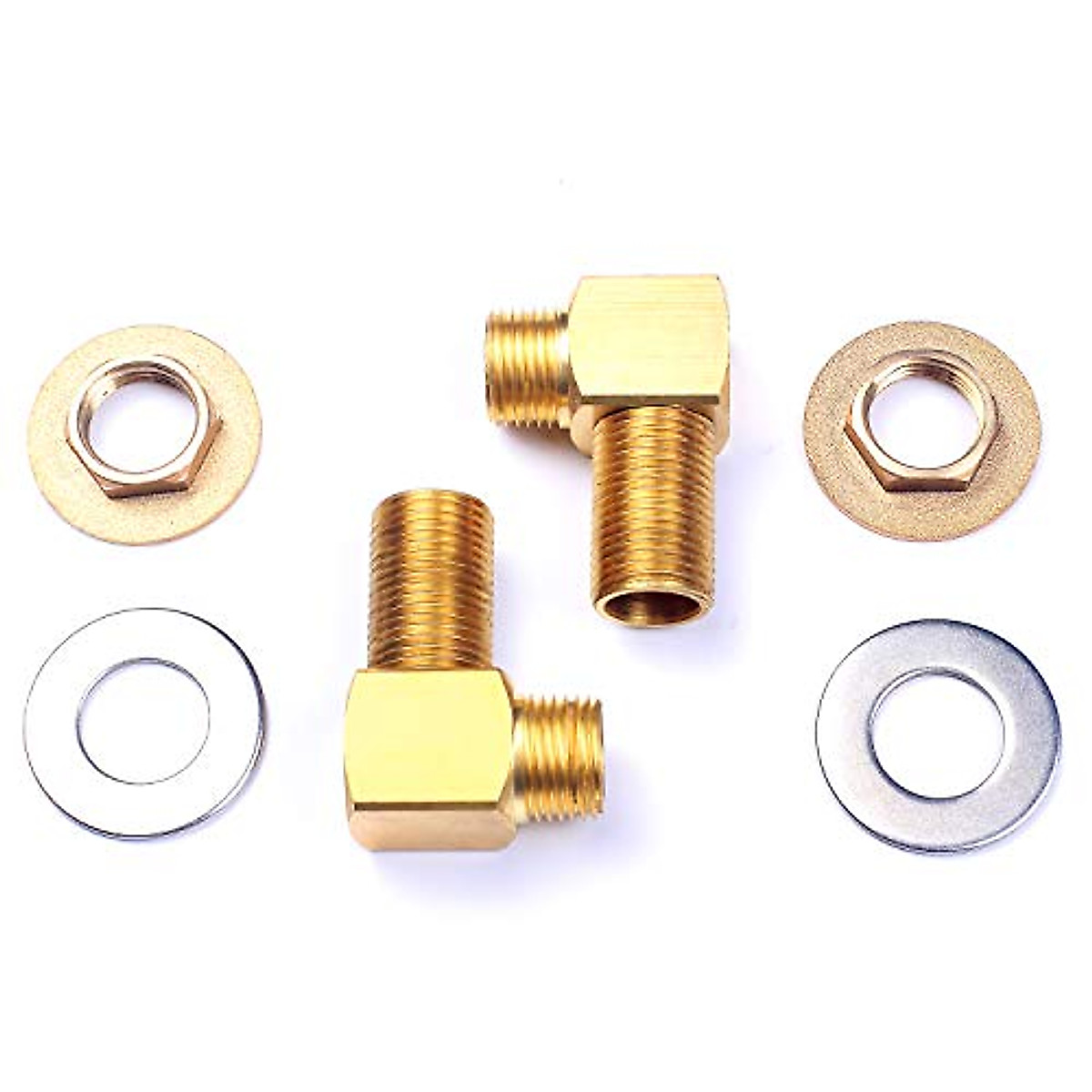 Installation Kit for Commercial Sink Faucet, Wall Mounting Installation Kit for Wall Mount Commercial Kitchen Faucet Backsplash Mount Set on Stainless Compartment Prep & Utility Sink