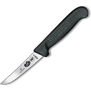 Victorinox Fibrox Boning Utility Knife with Black Handle, 4 inch