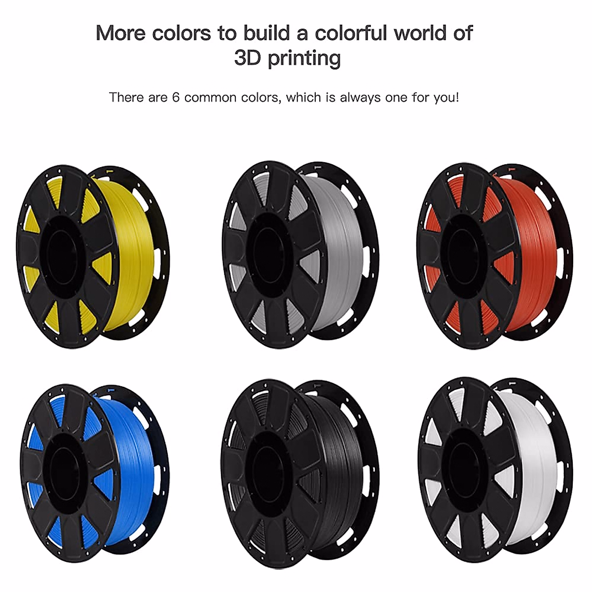 ARAMOVA Ender Series- PLA 3D Printer Filament 1.75mm, Upgrade Stronger Toughness Printing Consumables, Dimensional Accuracy ± 0.03 mm, 1 KG (2.2 LBS)