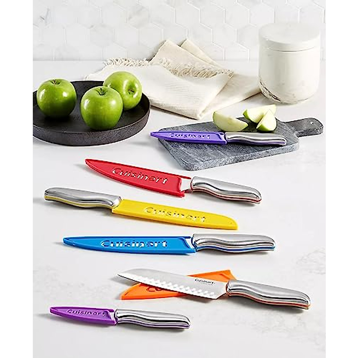 Cuisinart C77-12PCS 12 PC Classic Cutlery Color Band Collection