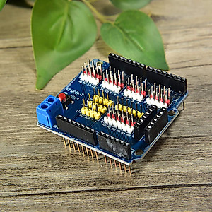 Comimark 2Pcs V5 Sensor Shield Expansion Board Shield for Arduino UNO R3 V5.0 Electric Module