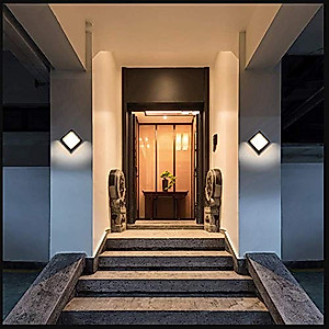 QZWLFY Wall Lamps & Sconces Wall Lamp， Wall Lamp Modern Minimalist Outdoor Waterproof Wall Lamp Indoor and Outdoor Balcony Lamp Courtyard Home Outdoor Door Reading Lamp Room Lights