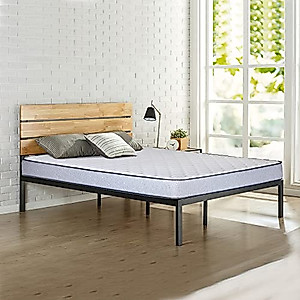Wayton, Foam Mattress 5-Inch Medium Firm Tight top High Density Foam Mattrress, Full XL, White