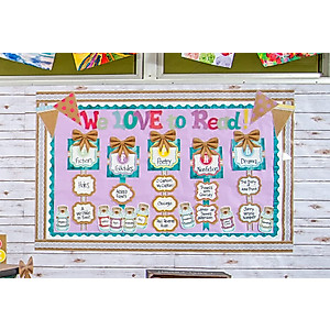 Teacher Created Resources Shabby Chic Ribbon Runner (77176)