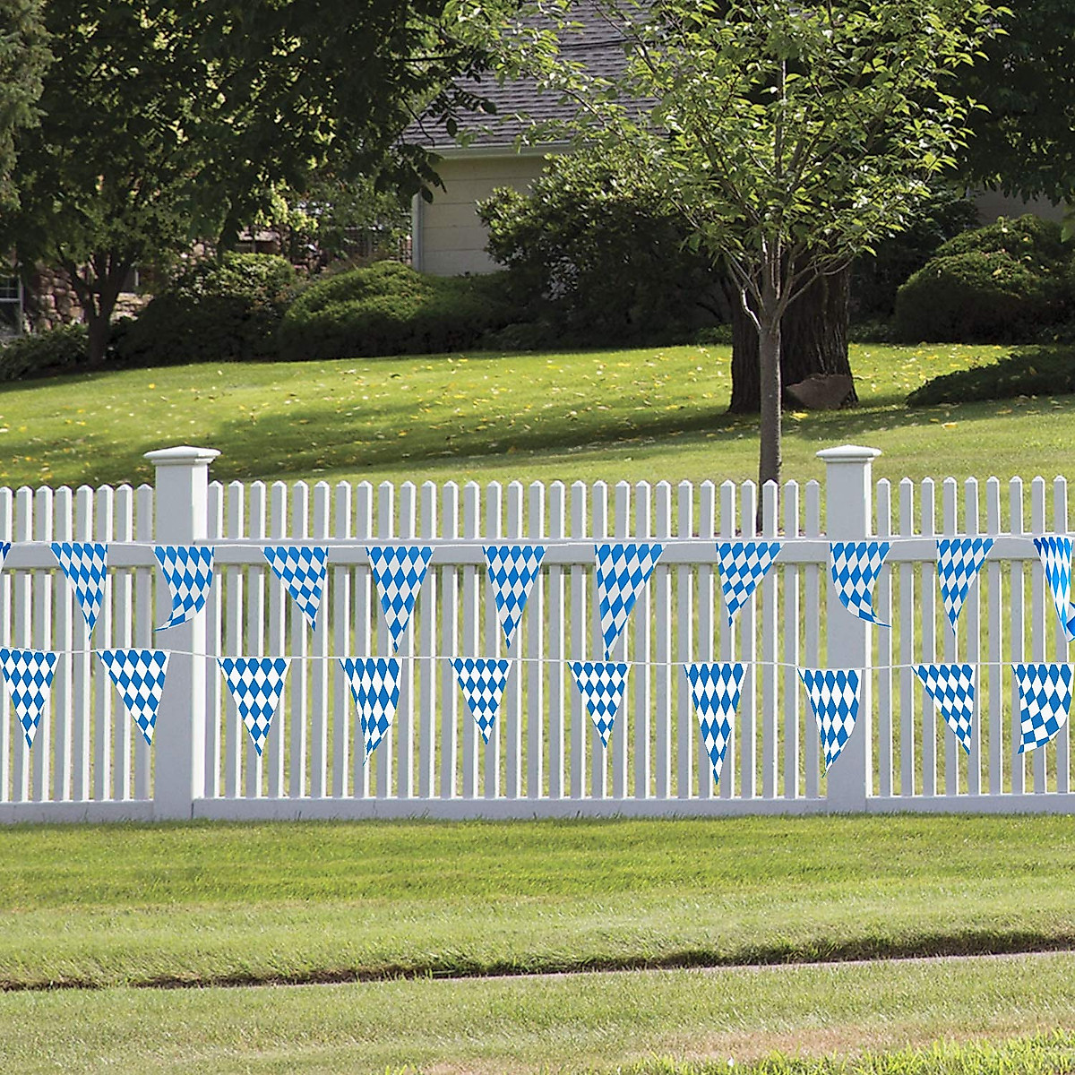 118ft Oktoberfest Pennant Banner- Double Side Oktoberfest Bavarian Flags- Oktoberfest Decorations- Oktoberfest Pennant Banner- Oktoberfest Party Supplies- Bavarian Beer Festival Outdoor Indoor Decor