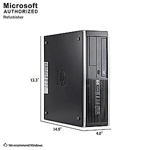 HP Elite 8300 SFF Small Form Factor Business Desktop Computer, Intel Quad-Core i7-3770 up to 3.9Ghz CPU, 8GB RAM, 256GB SSD, DVD, USB 3.0, Windows 10 Professional (Renewed)