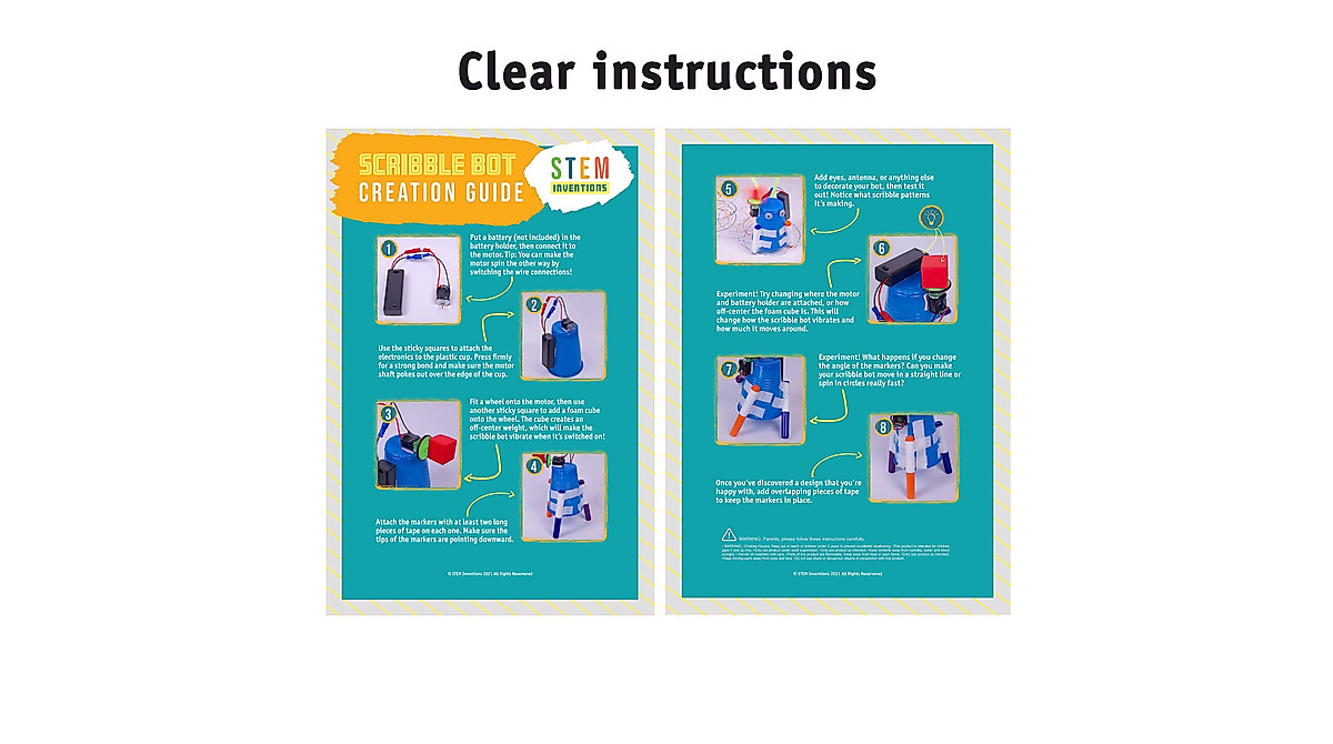 DIY Doodling Scribble Bot Kit - STEM Fun for Kids