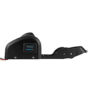 Camco TRAC Outdoors Pontoon 35-G3 Electric Anchor Winch | Features a High-Efficiency, 12-Volt DC, All Steel Gear Motor and 100-feet of Pre-Wound Double-Braid Anchor Rope | (69003)