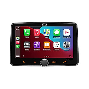 BOSS Audio Systems Elite Series BE7ACP-FT Car Audio Stereo System – Single Din with 7 Inch Double Din Touchscreen, Apple CarPlay, Android Auto, Bluetooth Head Unit, Radio Receiver, No CD Player