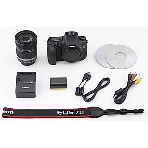 Canon EOS 7D 18 MP CMOS Digital SLR Camera with EF-S 18-200mm f/3.5-5.6 IS Lens - International Version