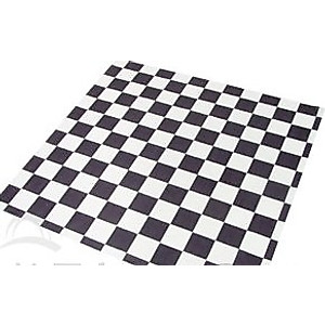 Food Grade Tissue Paper, Black & White Check
