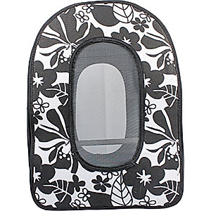A&E Cage Company 001376 Happy Beaks Soft Sided Travel Bird Carrier Black, 14.5X10.5X7 in