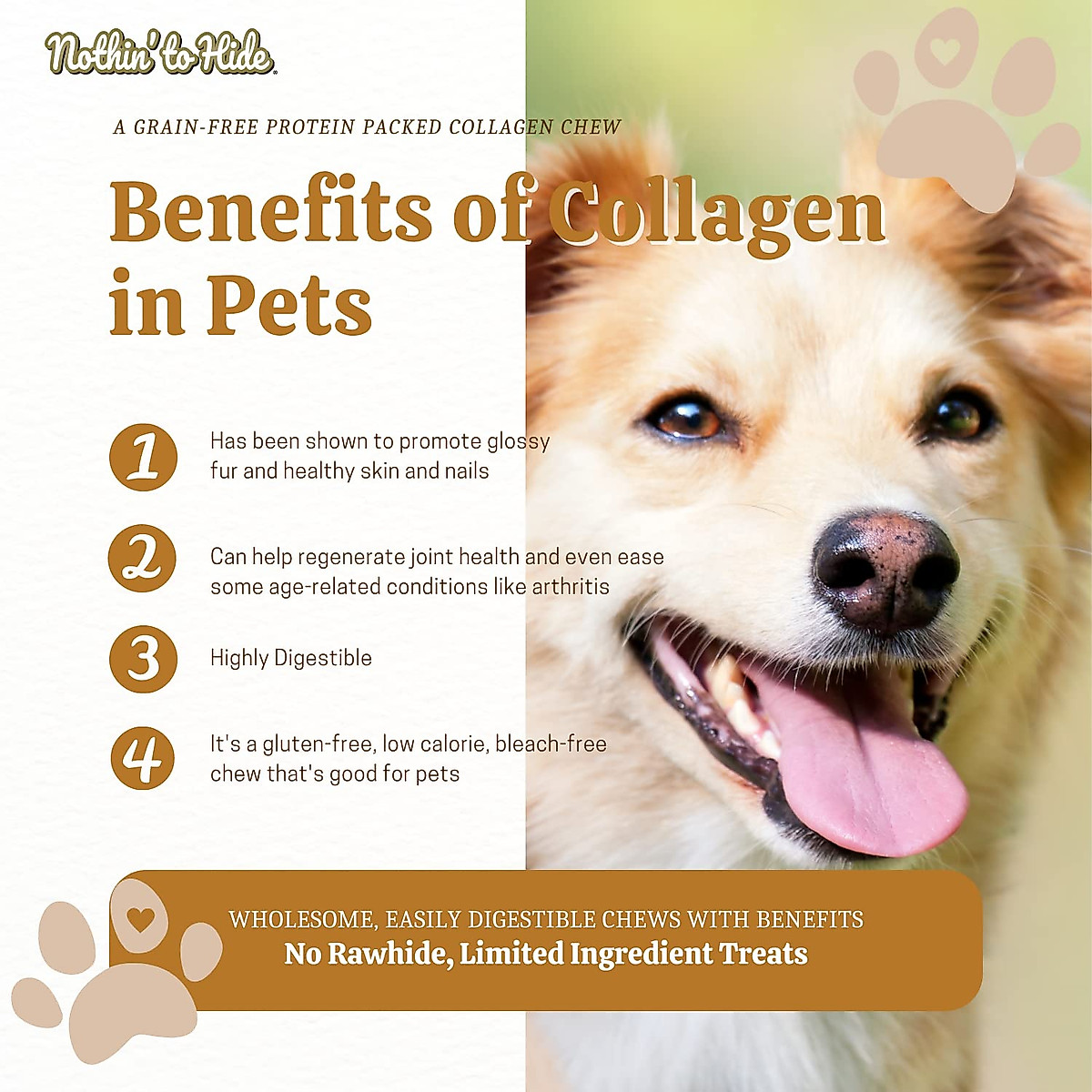 Fieldcrest Farms Nothing to Hide Natural Rawhide Alternative Twist Stix for Dogs - 3 Pack (30 Sticks) Premium Grade Easily Digestible Chews - Great for Dental Health (Peanut Butter, Small Stix)