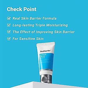 Real Barrier Extreme Cream Special Combo Tube Set |Skin Barrier Repair and Facial Moisturizer for Dry Skin| Facial Cream & Gentle Cleanser | Hydrating Skincare Set | Korean Skincare for Sensitive Skin
