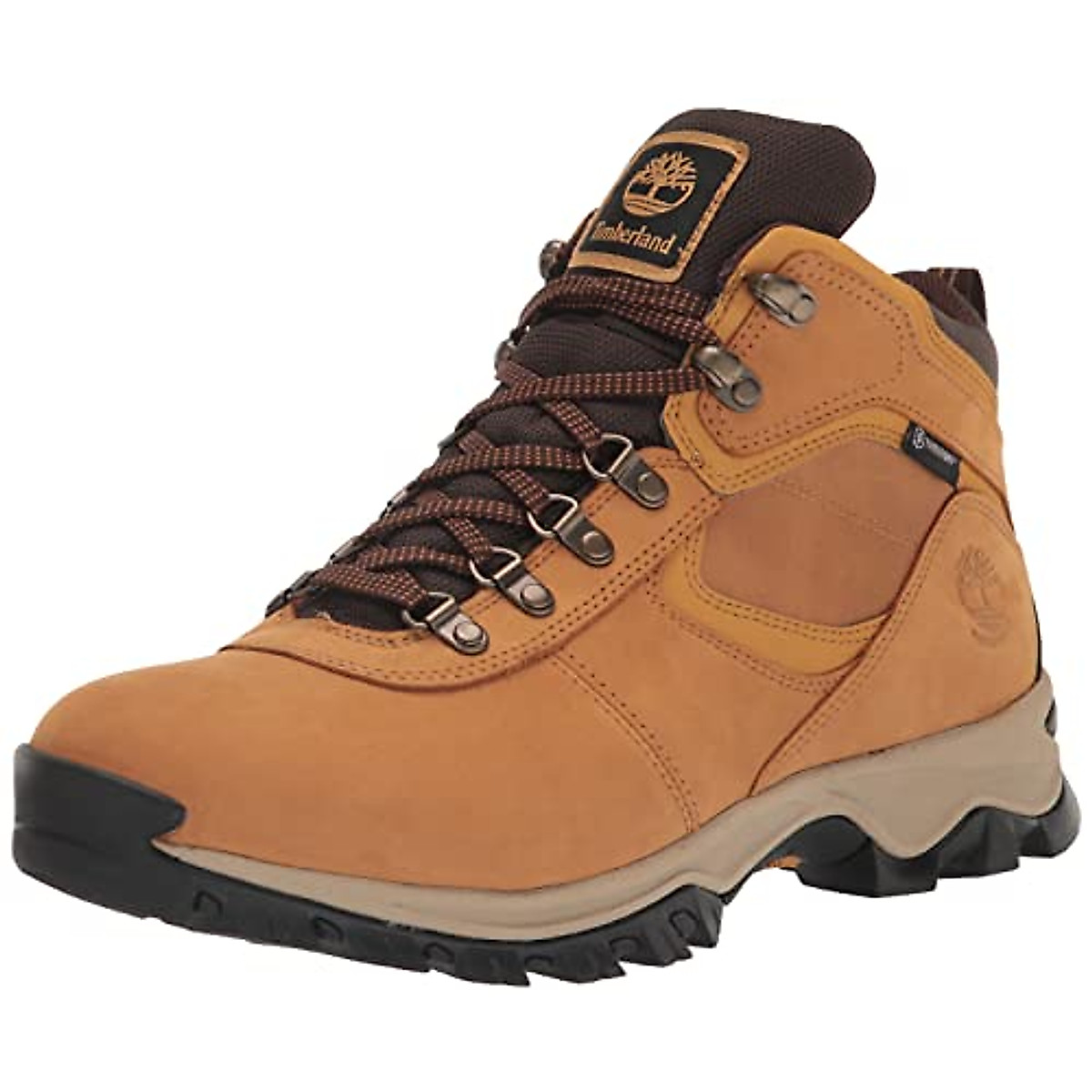 Timberland Men's Mt. Maddsen Waterproof Mid Hiking Boot, Wheat, 10