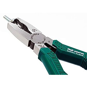 ENGINEER PZ-58 Screw Removal Pliers Extractor Pliers (Combination Pliers), with unique non-slip jaws for quickly removal of damaged or rusted fasteners