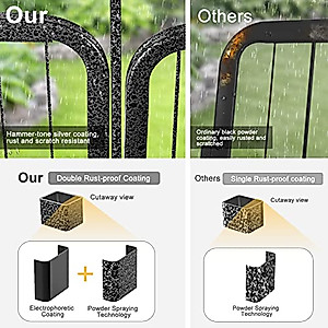 Mr IRONSTONE Dog Playpen with Anti-Rust Surface, Foldable 8/16 Panels 32" Height Dog Fence Exercise Pen, Indoor/Outdoor Puppy Pen Pet Playpen for Small/Medium/Large Dogs