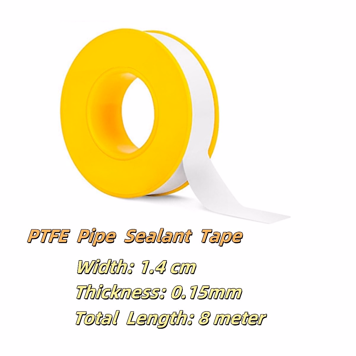 Shower Head Extension Arm, 2 Pack Brass G1/2 Male to G1/2 Female Thread 20mm Length Pipe Fitting Coupler Copper Shower Head Extender with 8M PTFE Pipe Sealant Tape