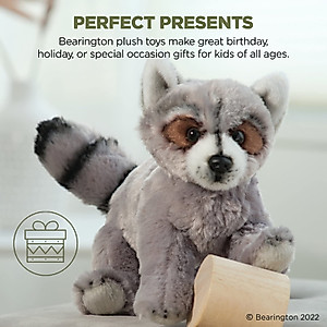 Bearington Lil' Rocko Small Plush Stuffed Animal Raccoon, 7 inches