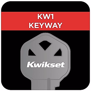 Kwikset Montara Front Door Lock Handle and Deadbolt Set, Entry Handleset Exterior with Interior Door Knob, Polished Brass, Pick Resistant SmartKey Rekey Deadbolt Security