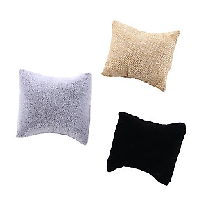 Bracelet Pillow Display,Watch Display Pillow Velvet Watch Pillow Bracelet Jewelry Displays Pillow,for Jewelry Displays(Small,Beige)