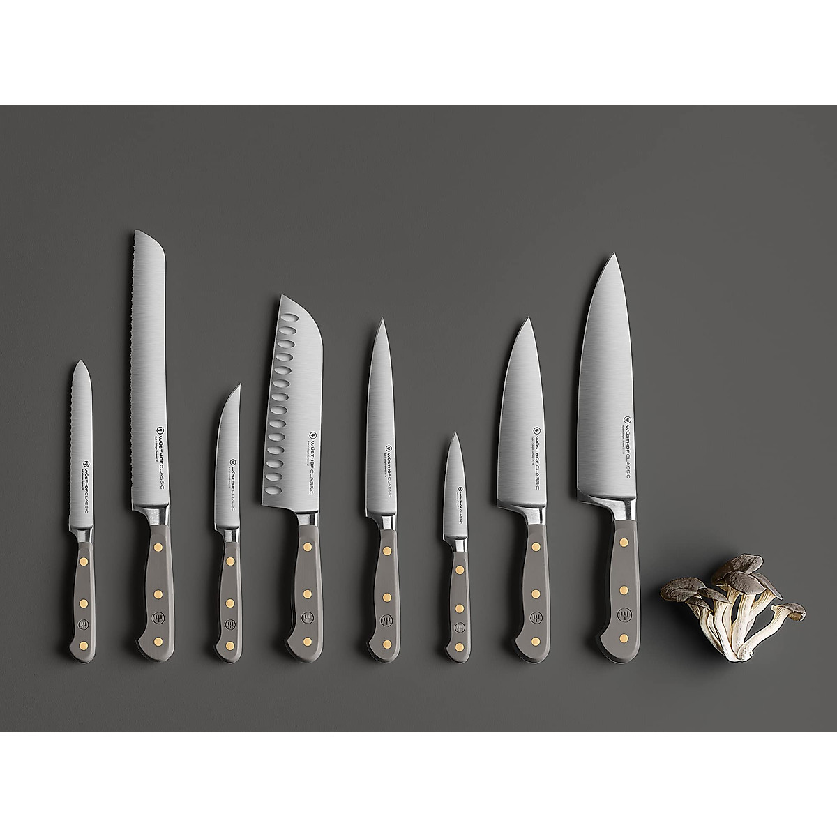 WÜSTHOF Classic Velvet Oyster 4 Piece Steak Knife Set