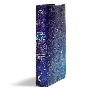 CSB One Big Story Bible, Galaxy LeatherTouch, Red Letter, Presentation Page, Study Helps for Children, Christ Connections, Memory Verses, Full-Color Maps, Easy-to-Read Bible Serif Type