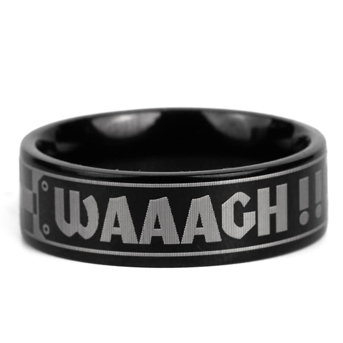 Starforged Warhammer 40K Orks & Fenrisian wolves Leagues of Votann Alloy Men's Ring Orks-9