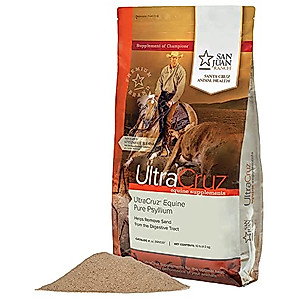UltraCruz Equine Pure Psyllium Supplement for Horses, 10 lb (45 Day Supply)